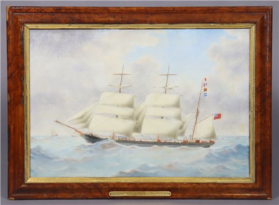 Harold Percival | A portrait of the sailing barque “Rookwood (1886 ...