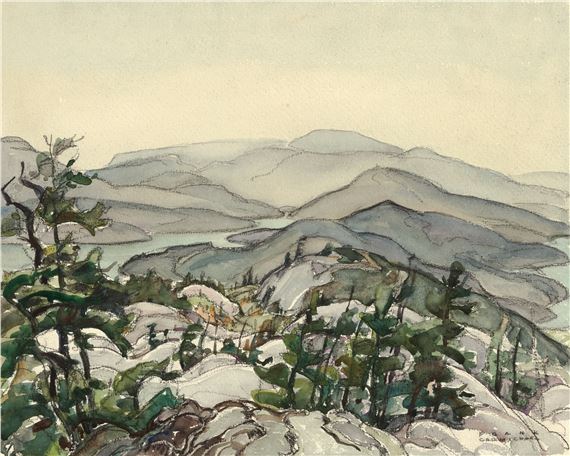 Franklin Carmichael | Mountainscape | MutualArt