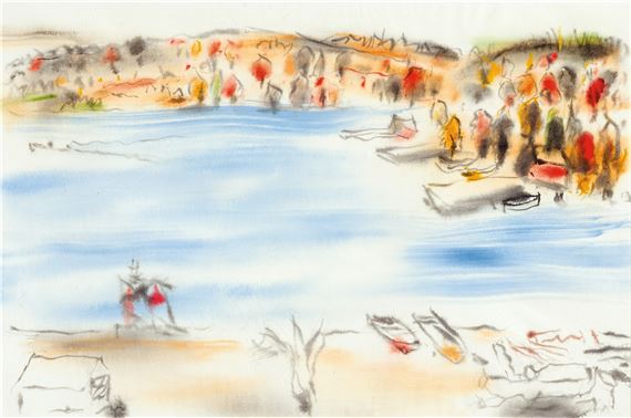 David B. Milne | Blue Bay, 1952 (1952) | MutualArt