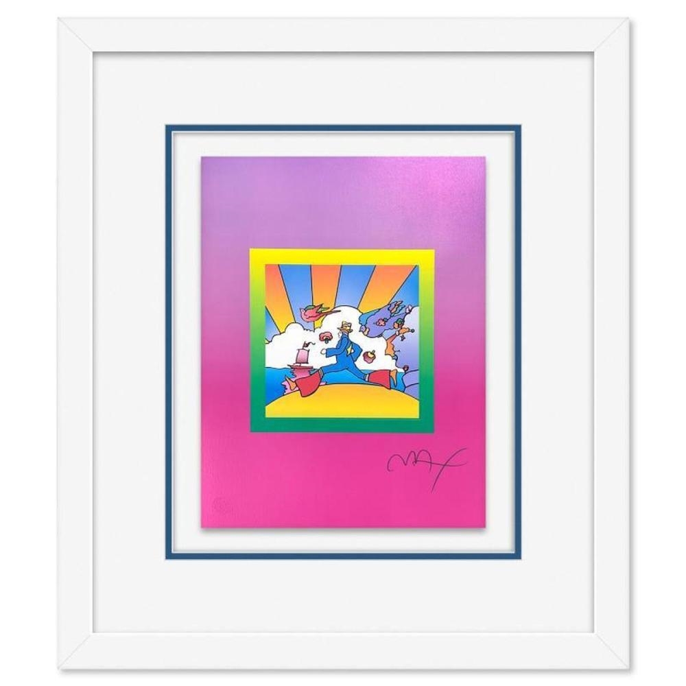 Peter Max | Cosmic Runner on Blends Ver II Framed Limited Edition ...