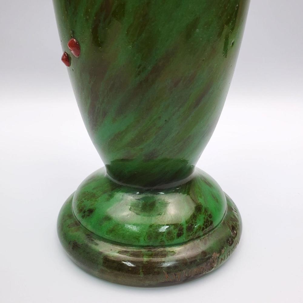 Daum Frères | Daum Nancy Art Nouveau French Art Glass Vase | MutualArt