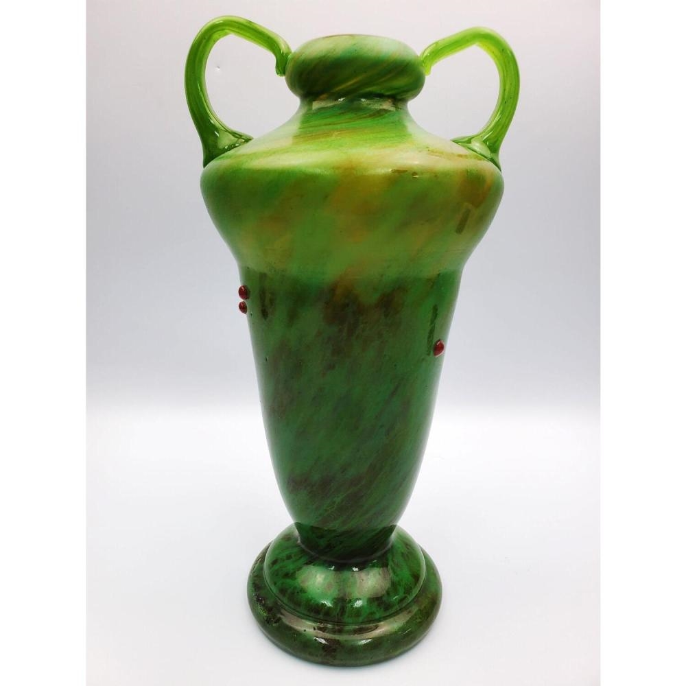 Daum Frères | Daum Nancy Art Nouveau French Art Glass Vase | MutualArt