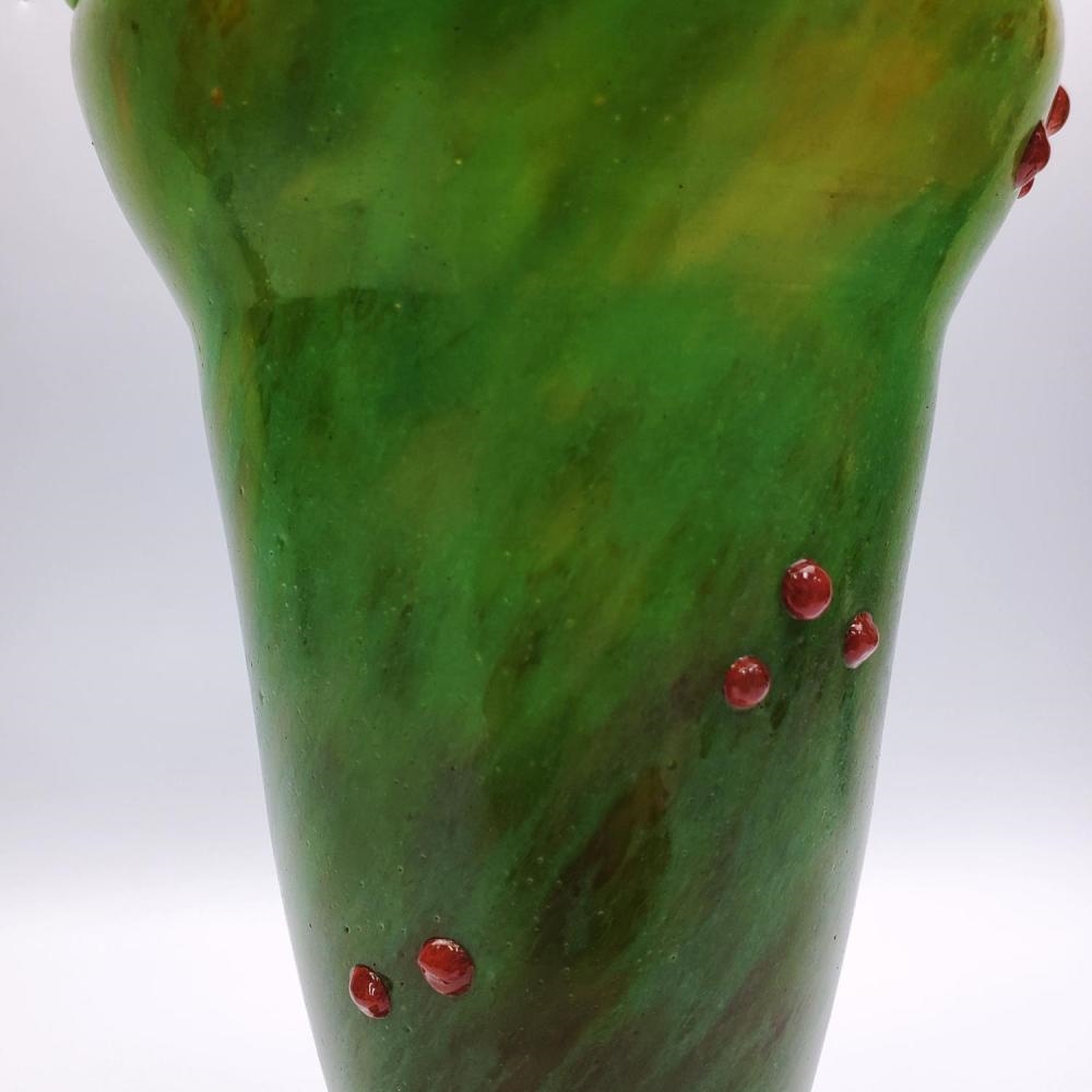 Daum Frères | Daum Nancy Art Nouveau French Art Glass Vase | MutualArt