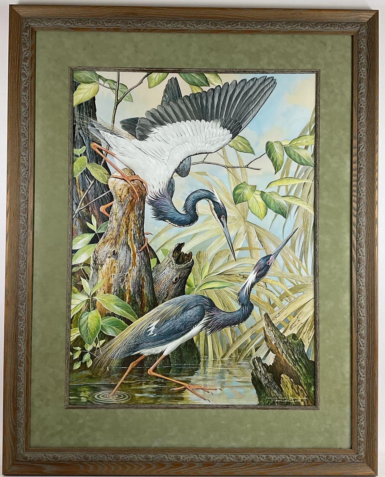 Basil Ede | Louisiana Heron (1983) | MutualArt
