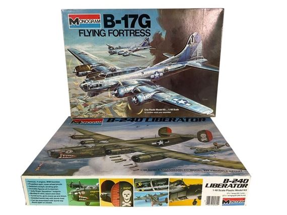 Flying Fortress | Monogram B-17G & B-24D Model Kits | MutualArt
