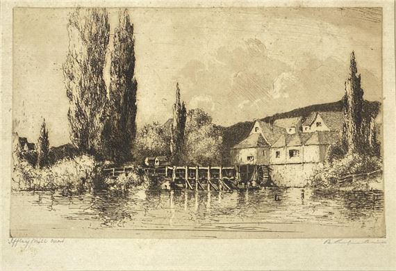 Peter Graham | Iffley Mill, near Oxford & The Wartburg near Eisenach [2 ...