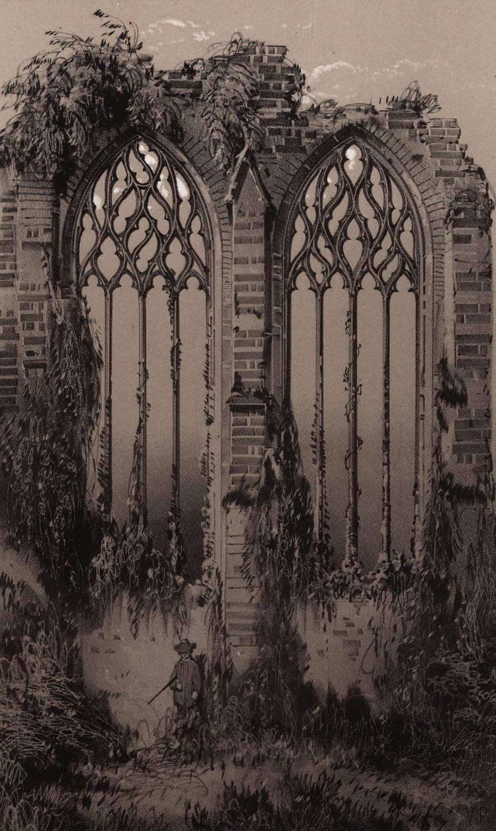 Victor Petit | 1800s Original Victor Petit Lithograph Church Of St ...