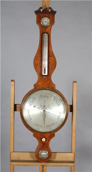George Iii | AN UNUSUALLY LARGE GEORGE III BAROMETER-THERMOMETER BY V ...