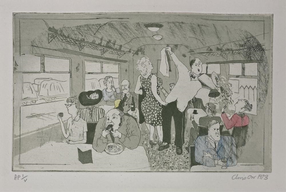 Christopher Orr | The Perils of Train Travel 1973 (1973) | MutualArt