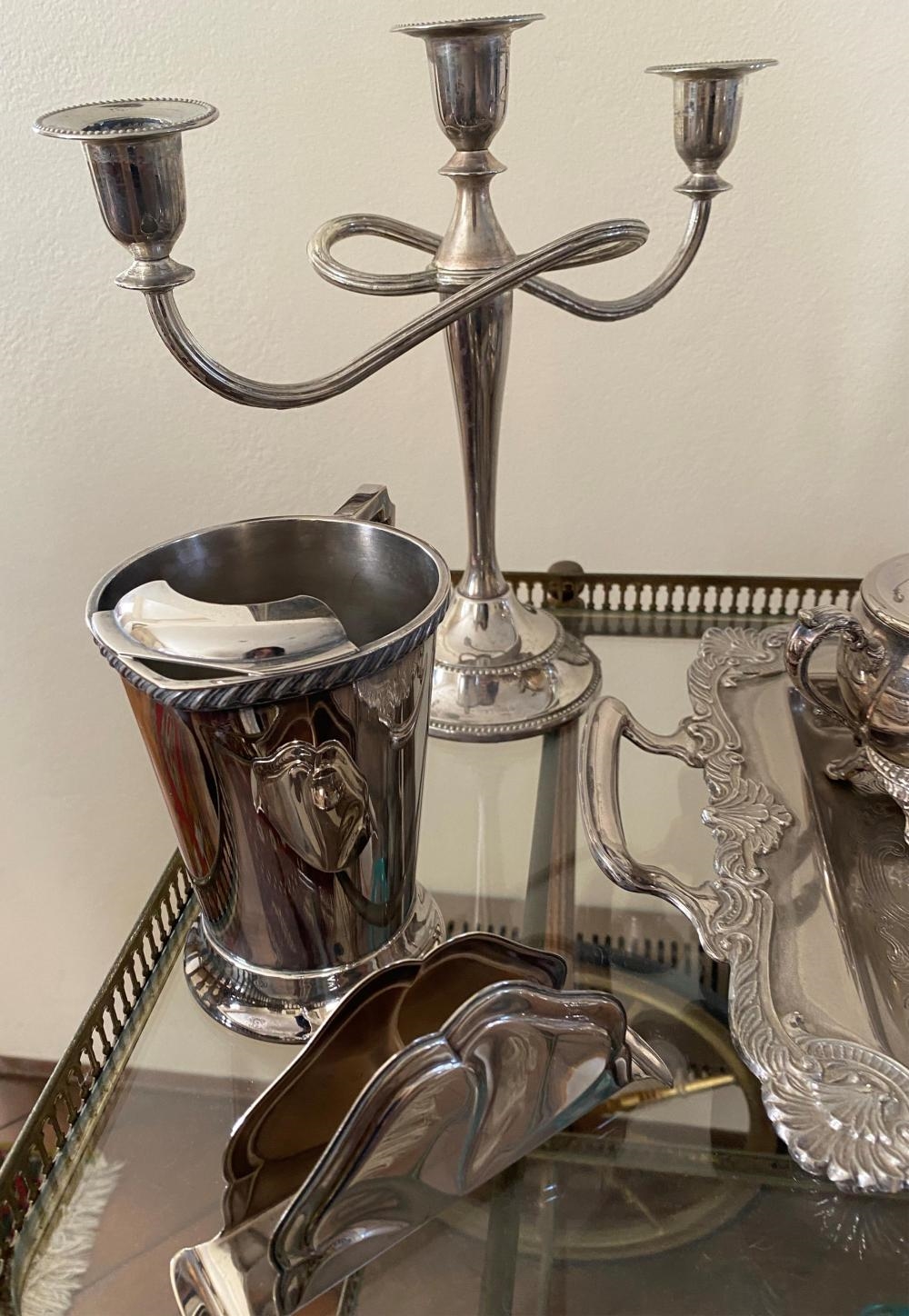 Wednesday | A Collection of Silver Plate including a Tea Service ...