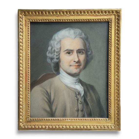 Maurice Quentin de La Tour | Portrait de Jean-Jacques Rousseau | MutualArt