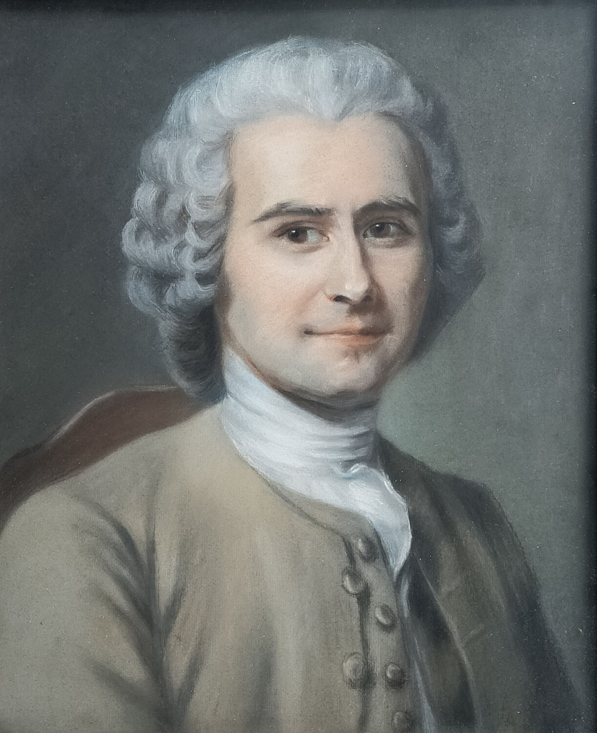 Maurice Quentin de La Tour | Portrait de Jean-Jacques Rousseau | MutualArt