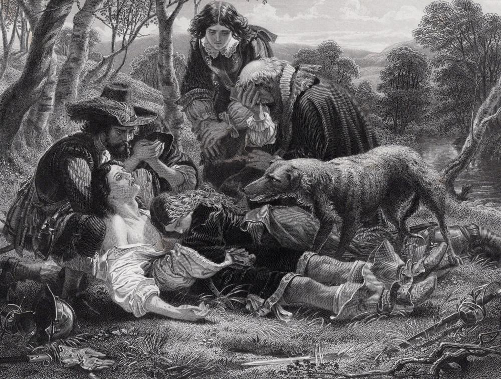 Joseph Noel Paton | JOSEPH NOEL PATON 1800s Engraving She Died in her ...