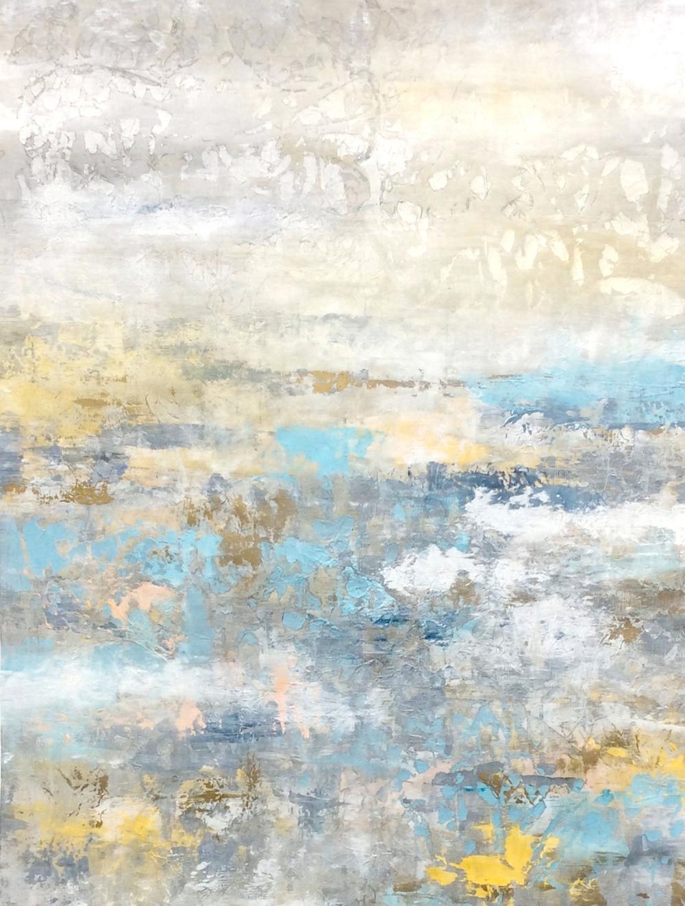 Alexys Henry | Alexys Henry Original Painting Upward Rays I 30 x 60 ...