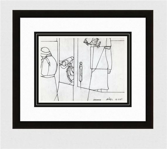 Valerio Adami | Valerio Adami Sequence (Sequenza) 1975 Print Signed ...