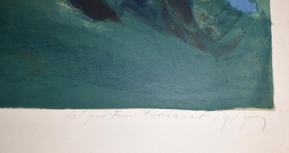 Marcel Mouly | Marcel Mouly Hand signed Lithograph Yacht Race Artist ...