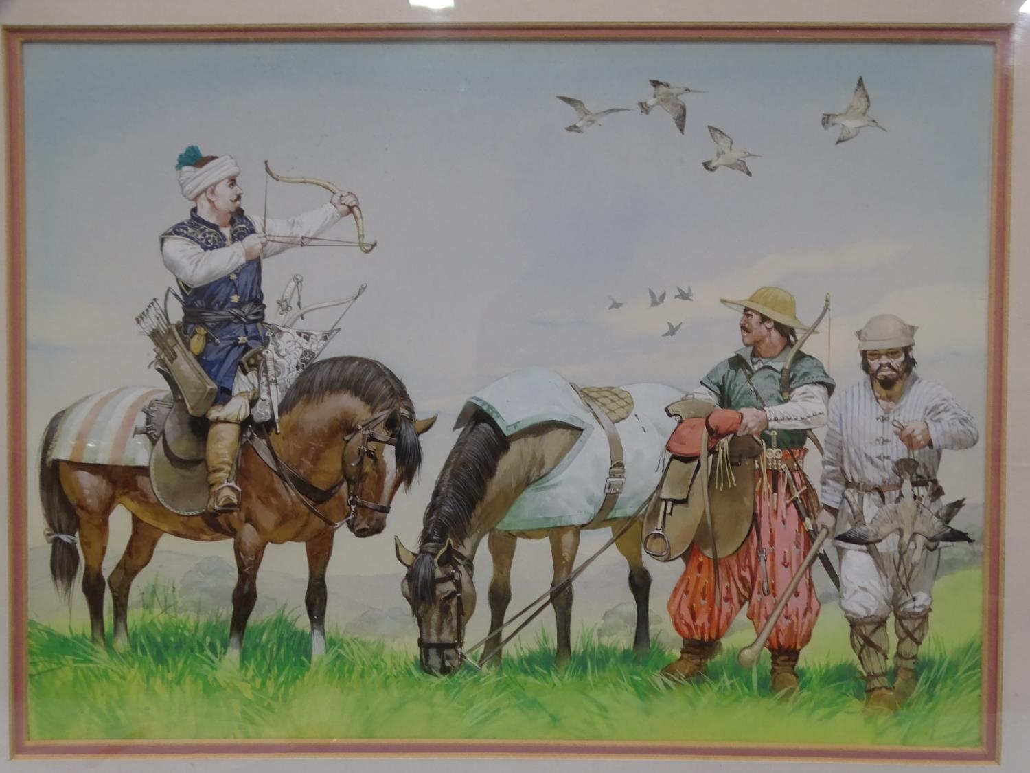 Angus McBride | AFRICAN WARRIOR ON HORSEBACK | MutualArt