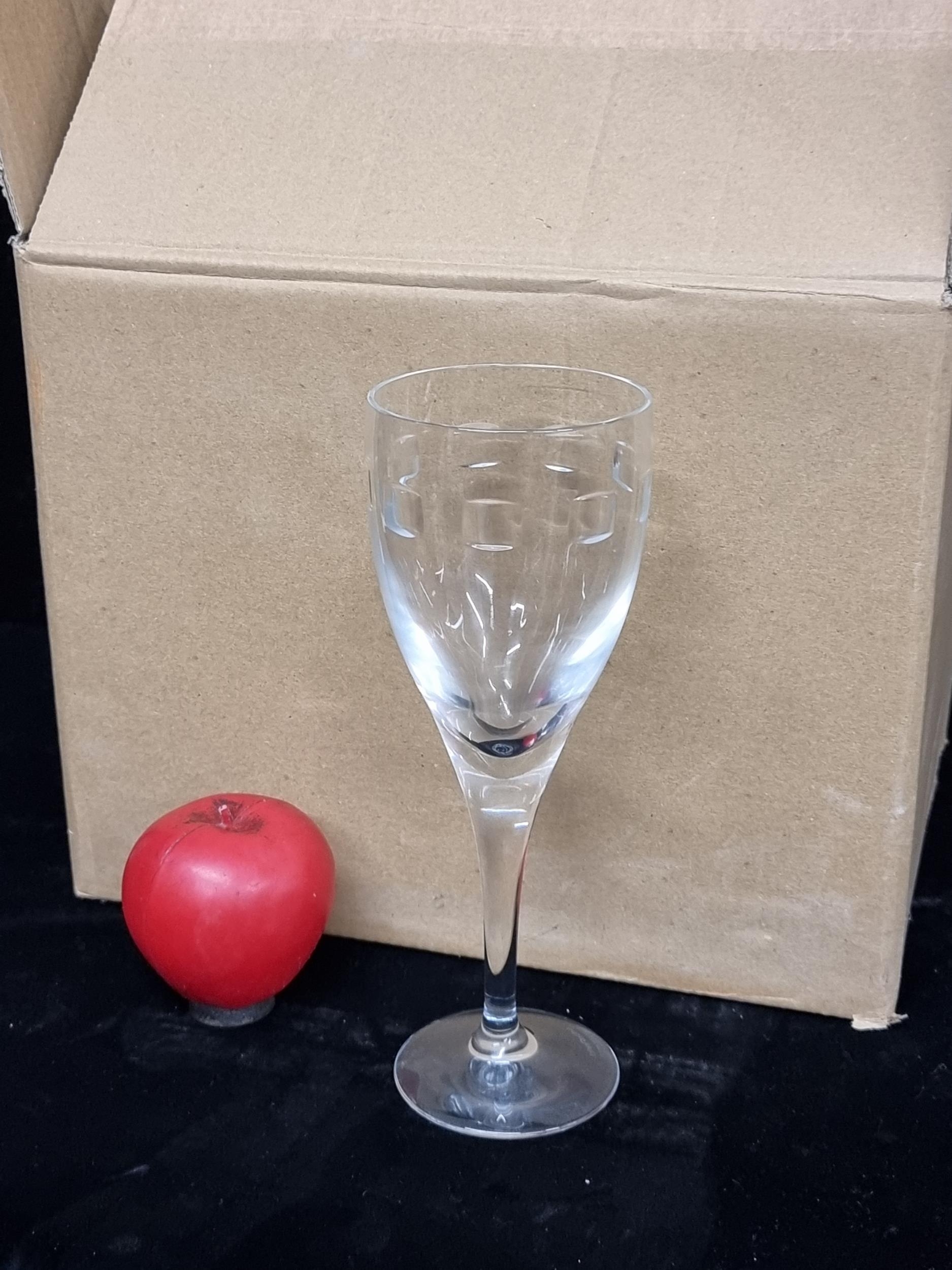 John Rocha | A striking set of six John Rocha for Waterford tall ...