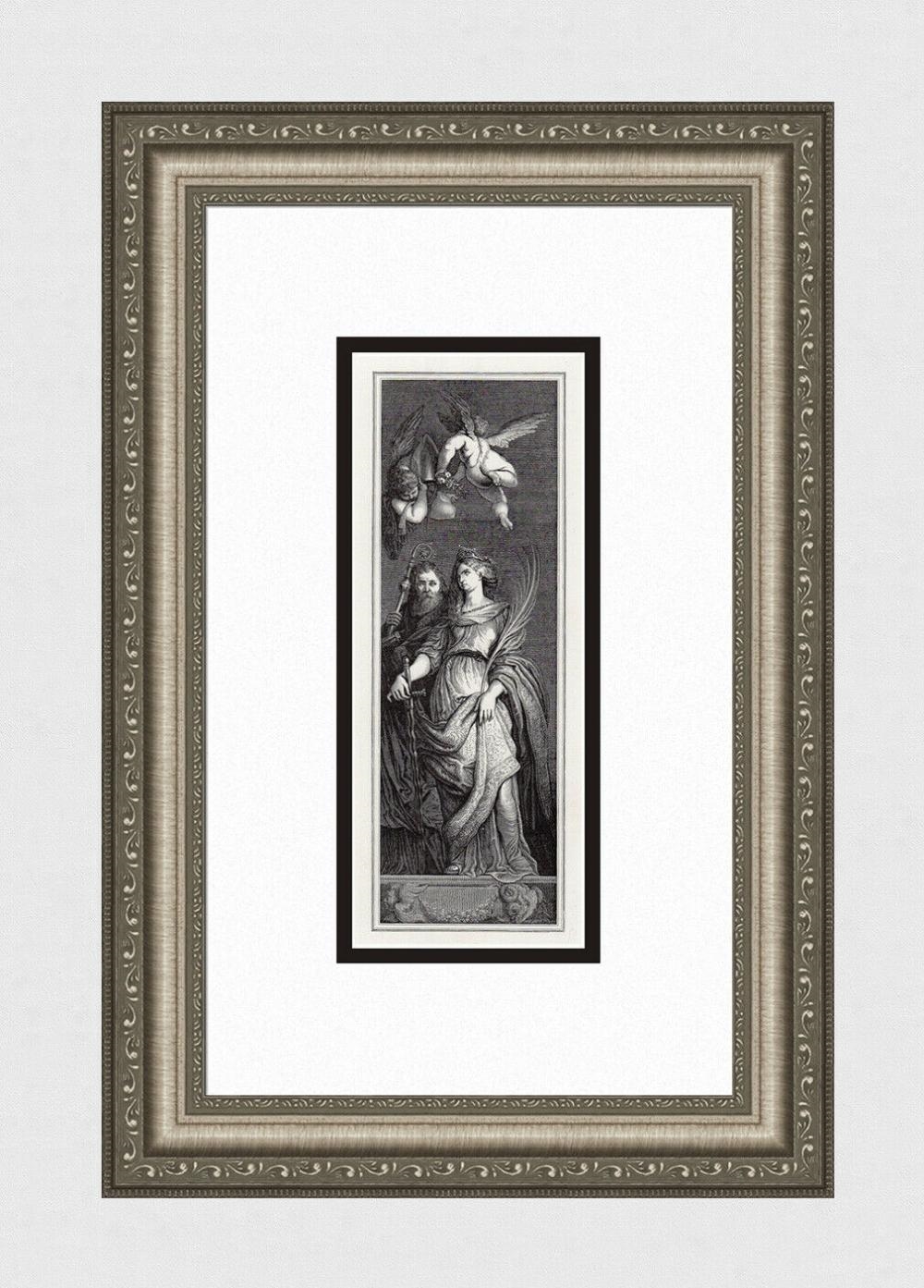 Peter Paul Rubens | Sir Peter Paul Rubens St Catherine 1862 Engraving ...