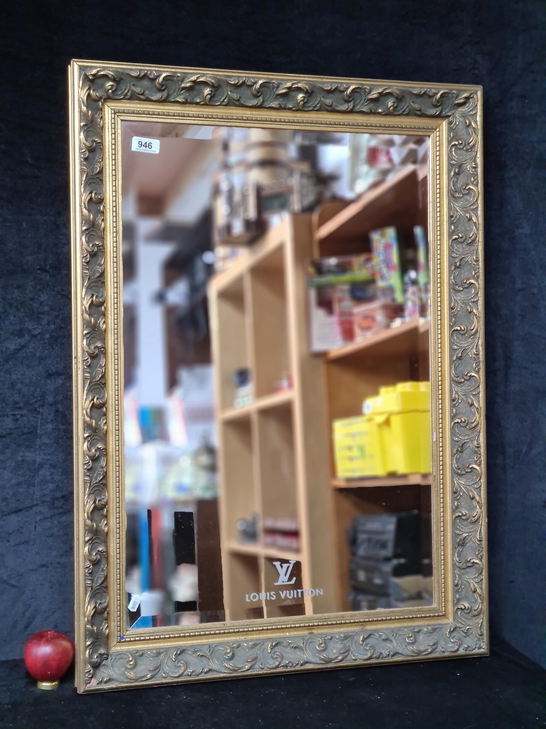 Louis Vuitton | A fabulous heavy wall hanging Louis Vuitton mirror ...