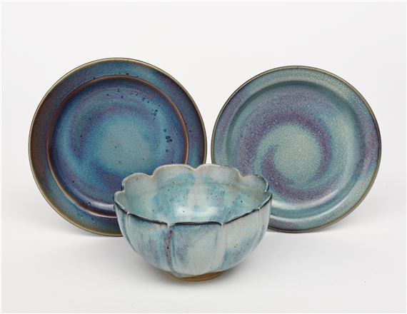 Charles Vyse | Lotus flower bowl (1938) | MutualArt