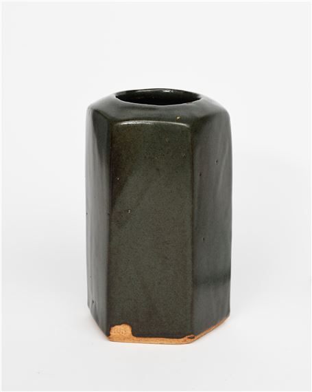 Bernard Howell Leach | a Leach Pottery stoneware vase, hexagonal with ...