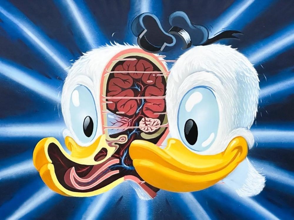 Nychos | Donald Duck Cross Section | MutualArt