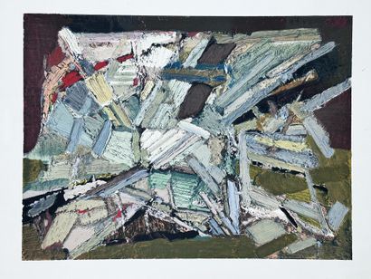 Nicolas de Staël | ABSTRATED COMPOSITION (1948) (1974) | MutualArt