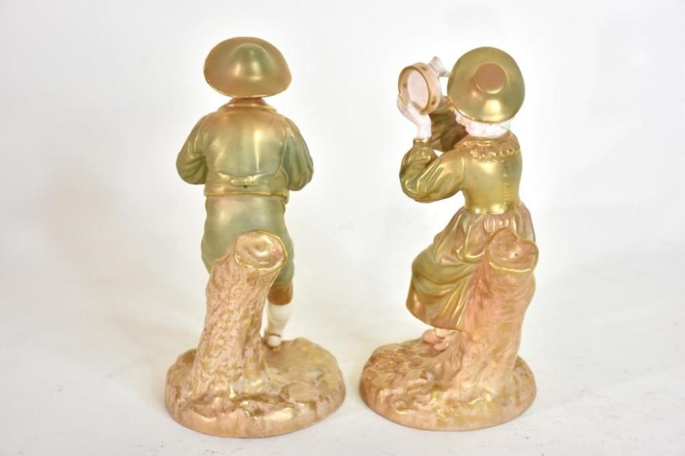 Royal Worcester | A petit and interesting pair of English Royal ...