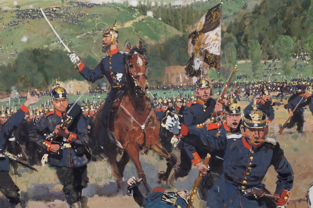 Carl Röchling | Die Schlacht von Spichern (Circa 1908) | MutualArt