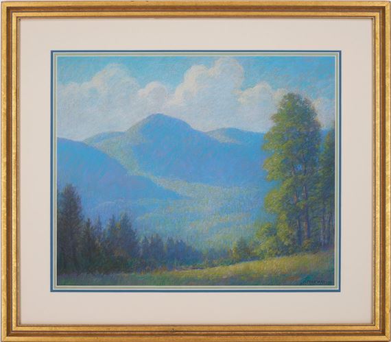 Fred William Reich | Fred Reich Pastel North Carolina Mountain ...
