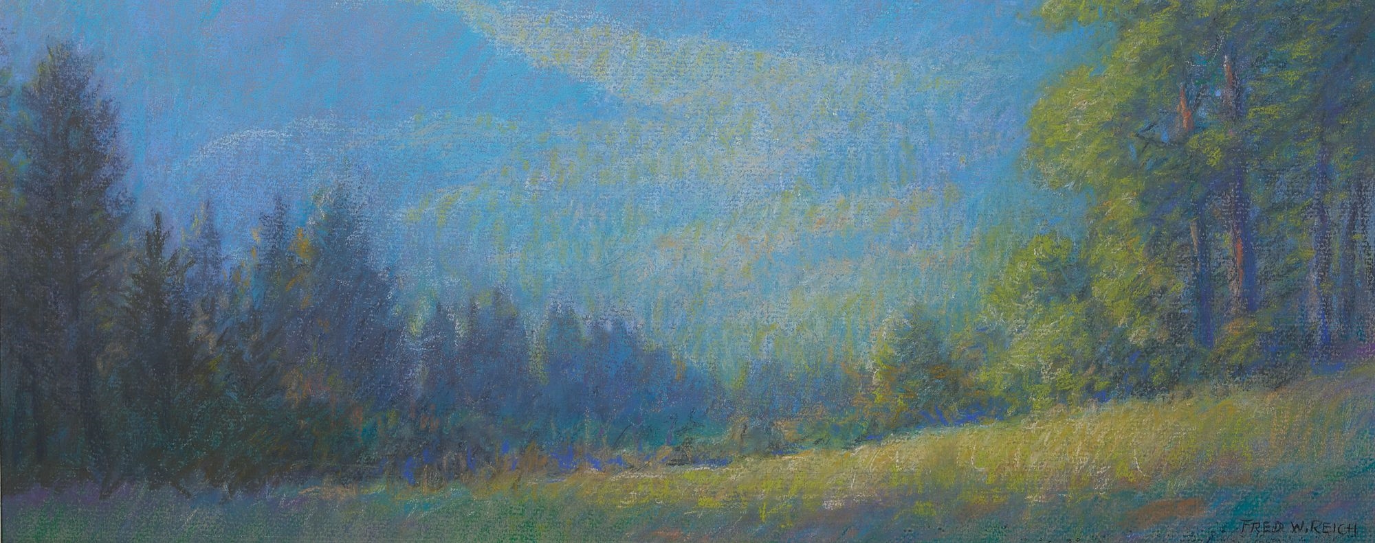 Fred William Reich | Fred Reich Pastel North Carolina Mountain ...