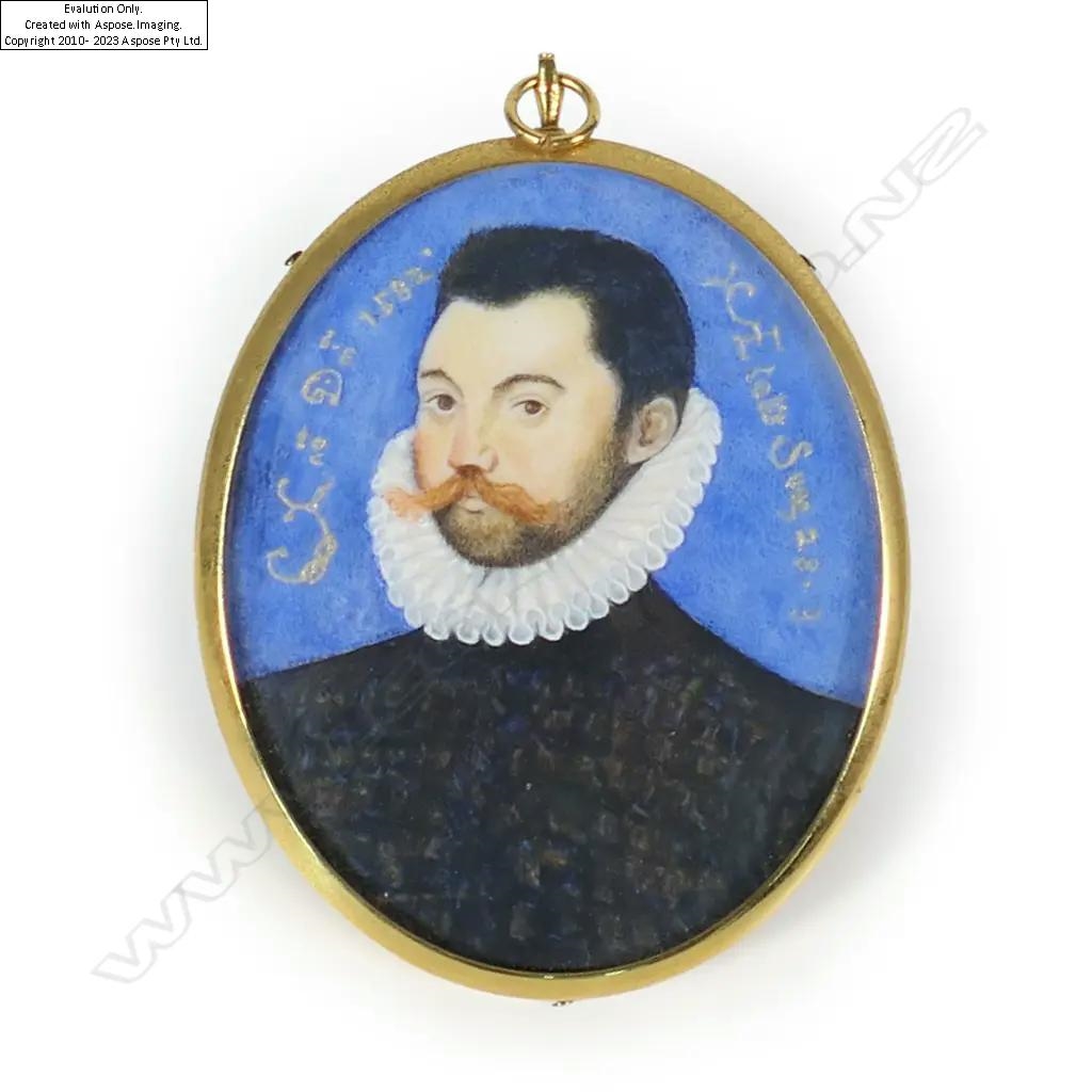 Nicholas Hilliard | A contemporary hand painted miniature | MutualArt