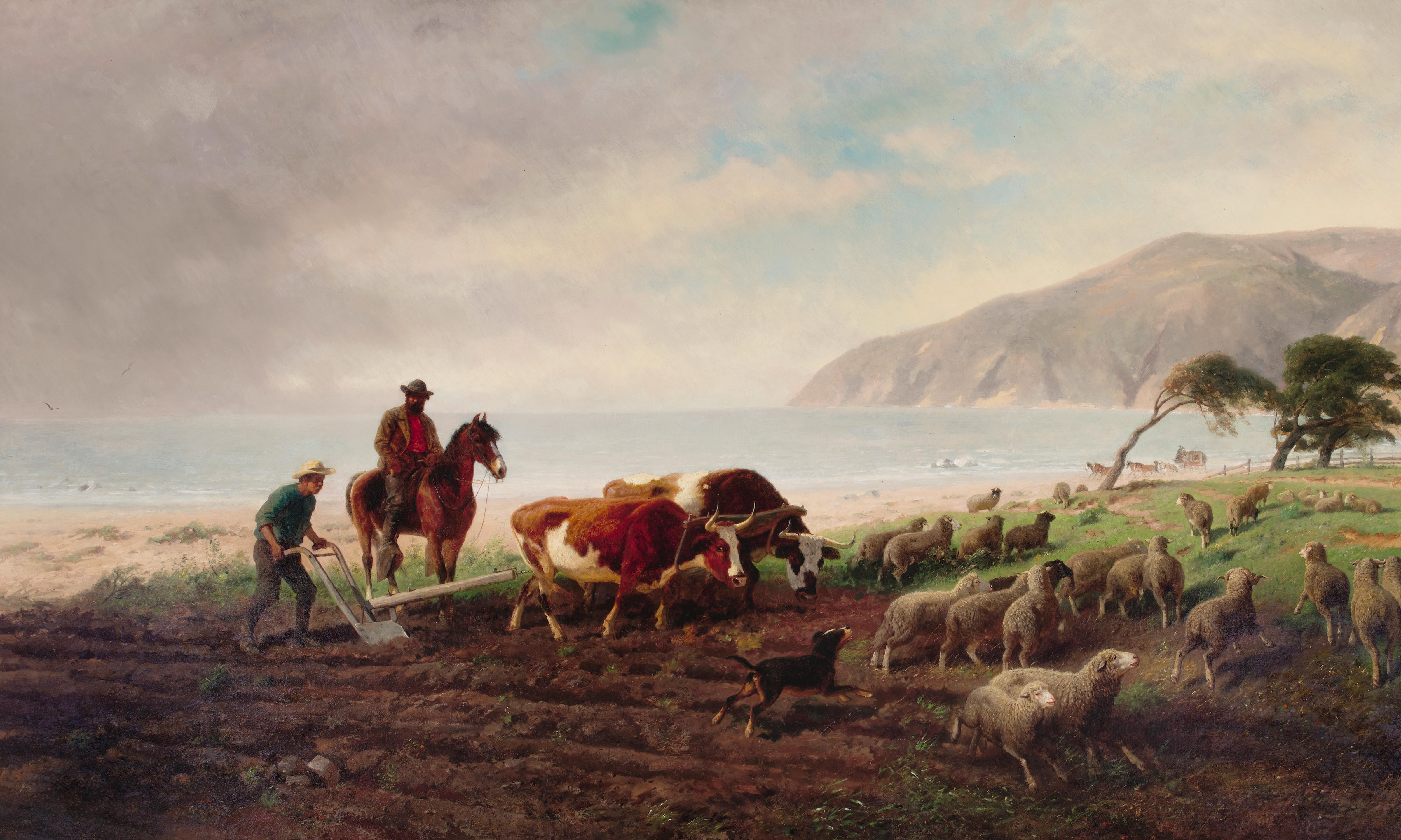 William Hahn | David Jacks on Horseback (1875) | MutualArt