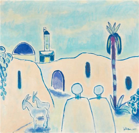 Johannes Rian | Veien til moskéen Sidi Daidi (1959) | MutualArt