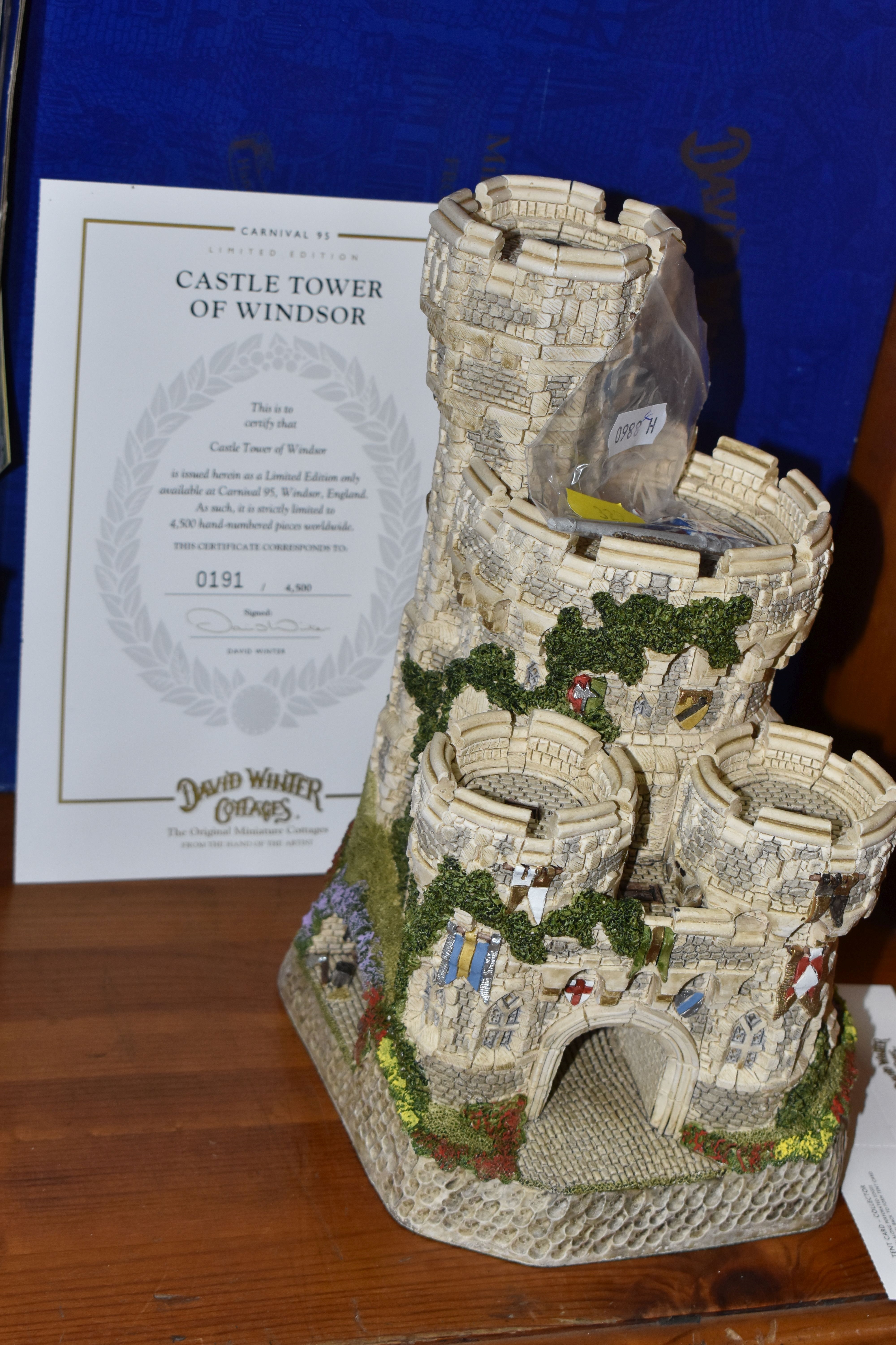 David Winter | FIVE BOXED DAVID WINTER CASTLE SCULPTURES, all signed ...