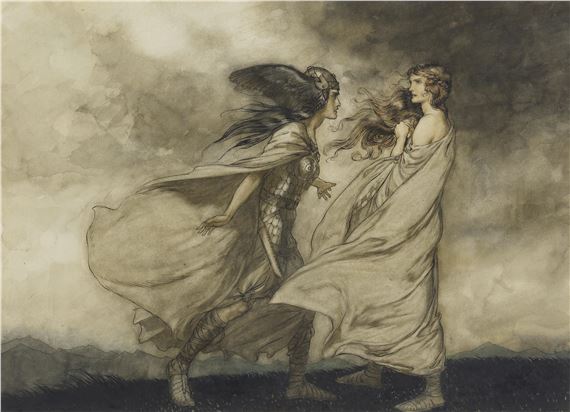 Arthur Rackham | Illustration from Siegfried & The Twilight of The Gods ...