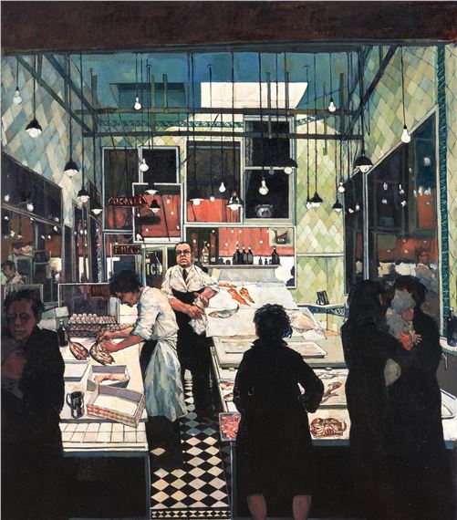 Hector McDonnell | Peckham Fish Shop, 1973 (1973) | MutualArt