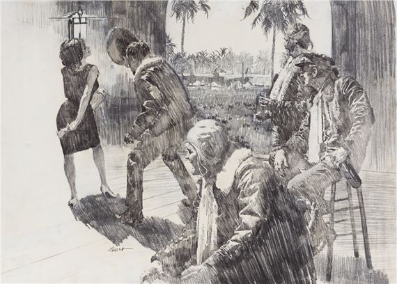 Ron Lesser | US Airbase WWII Scene | MutualArt