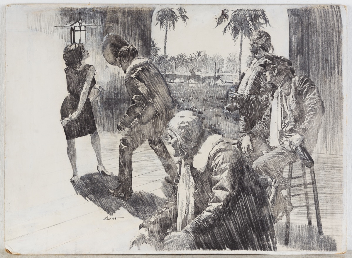 Ron Lesser | US Airbase WWII Scene | MutualArt