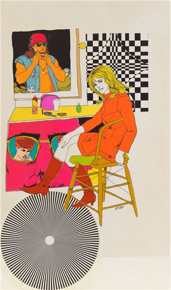 George Guzzi | Two works including: Cosmopolitan Illustration | MutualArt