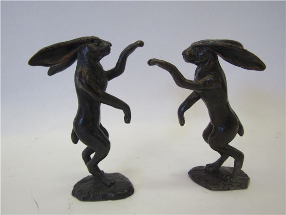 David Meredith | boxing hares by David Meredith | MutualArt