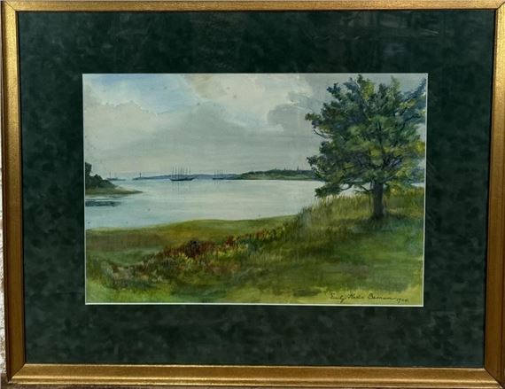 Emily Keene Barnum | Emily Barnum Watercolor (1904) | MutualArt