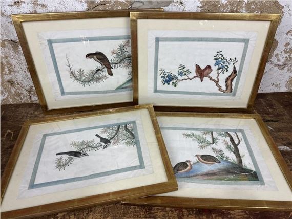 Chinese School | 4 Chinese Pith Paintings (19) | MutualArt