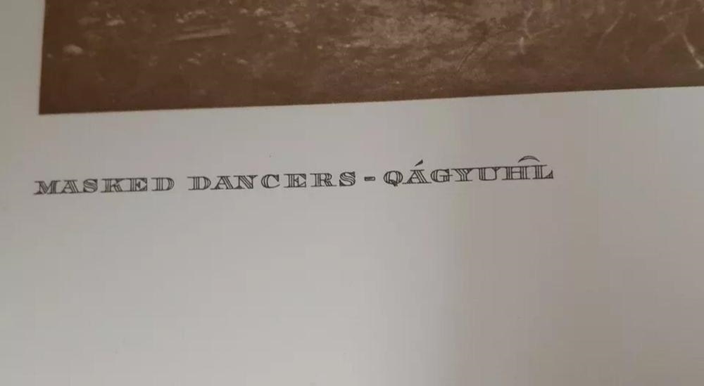 Edward S. Curtis | EDWARD CURTIS MASKED DANCERS QAGYUHL PHOTOGRAVURE ...