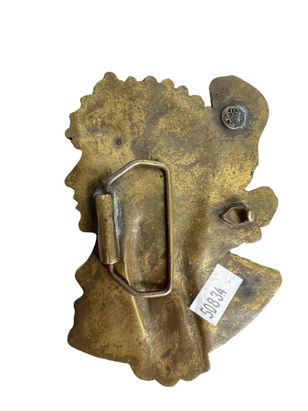 Alphonse Mucha | Antique Alphonse Mucha Bronze Buckle | MutualArt