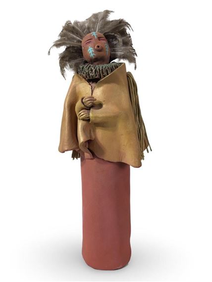 Pablita Abeyta | Pablita Abeyta Ta-Nez-Bah Native American Figure ...