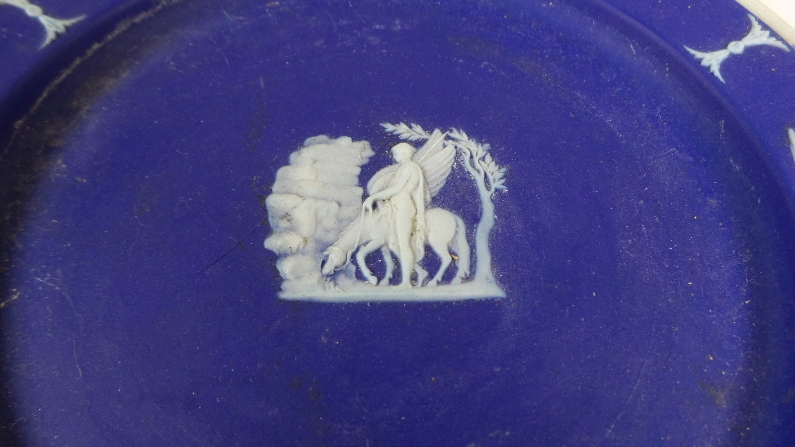 Wedgwood | Antique WEDGWOOD Jasperware Deep Blue Neoclassical Pegasus ...