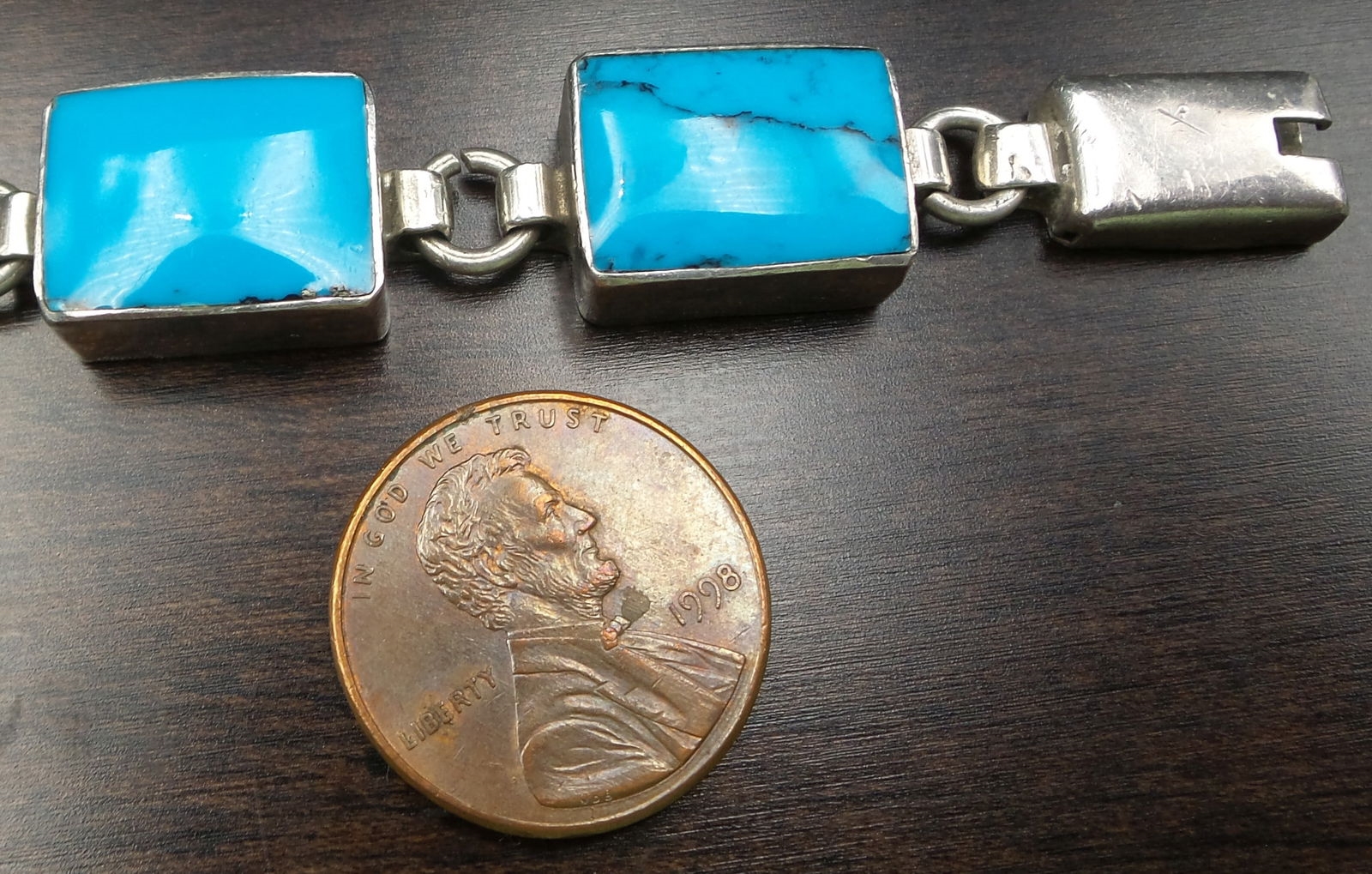 Designer | Vintage TAXCO Mexico Sterling Silver & Turquoise Designer ...