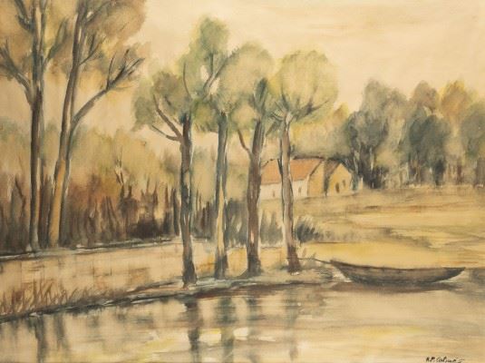 Peter Calmés | LANDSCHAFT (1900) | MutualArt